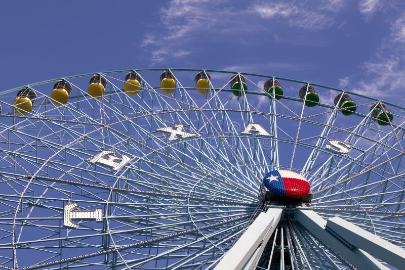 Texas Ferriswheel editorial photography. Image of metal - 34528252