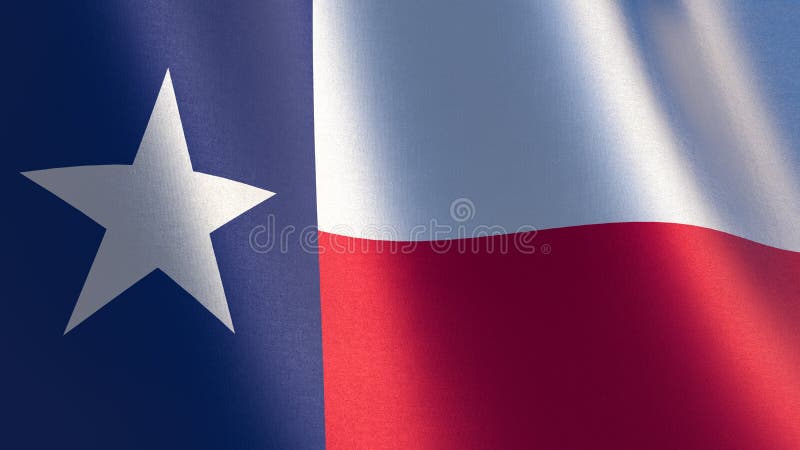 Texas State Flag. Vector Illustration Stock Vector - Illustration of ...