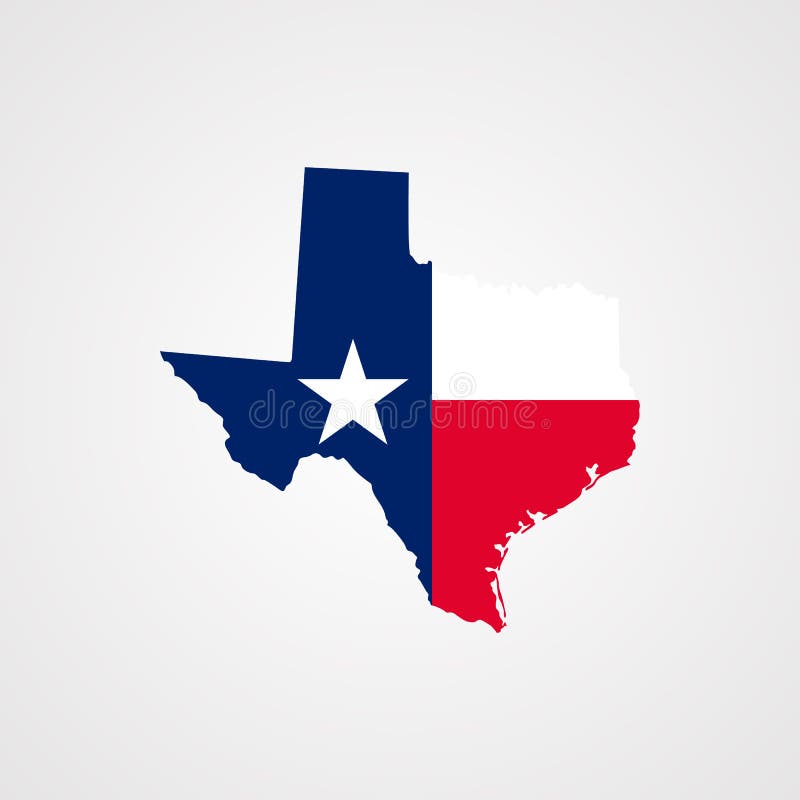 Texas flag map stock illustration. Illustration of paper - 119306852