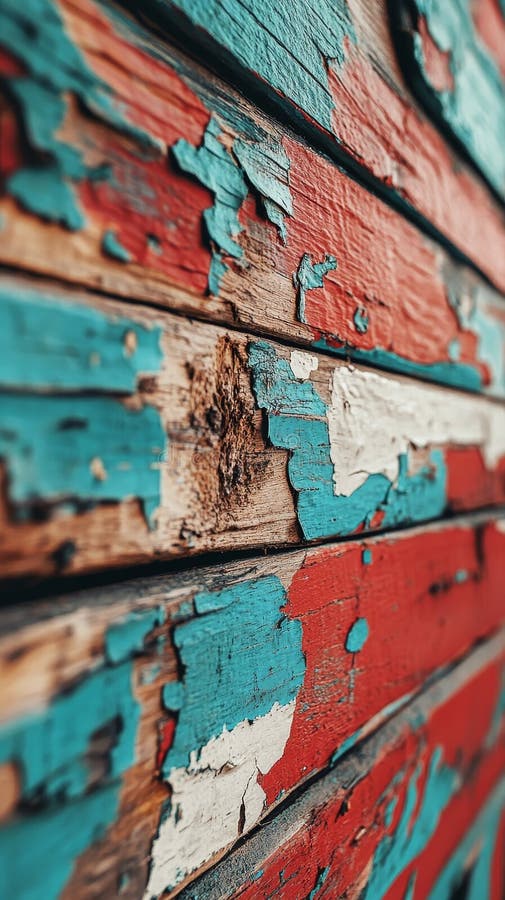 The Texas Flag, Painted on Old Wooden Planks, Creates a Vintage Rustic ...