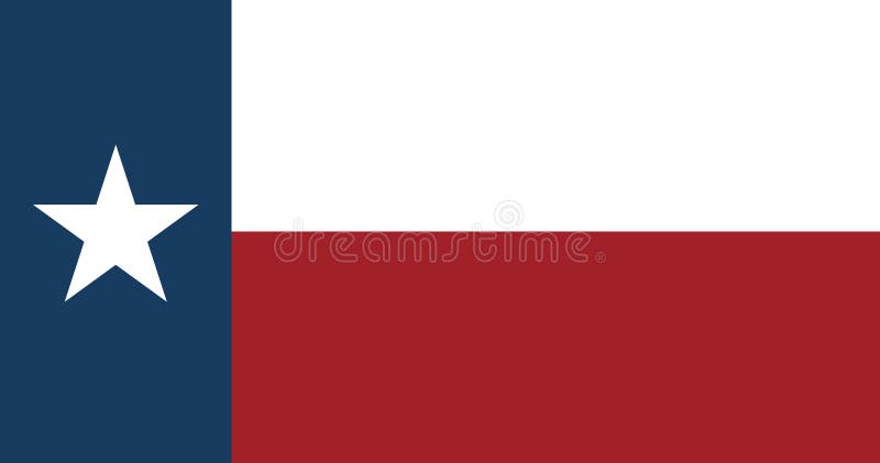 Texas (1839-1879) Flag Vector Illustration Premium Quality Stock Vector ...