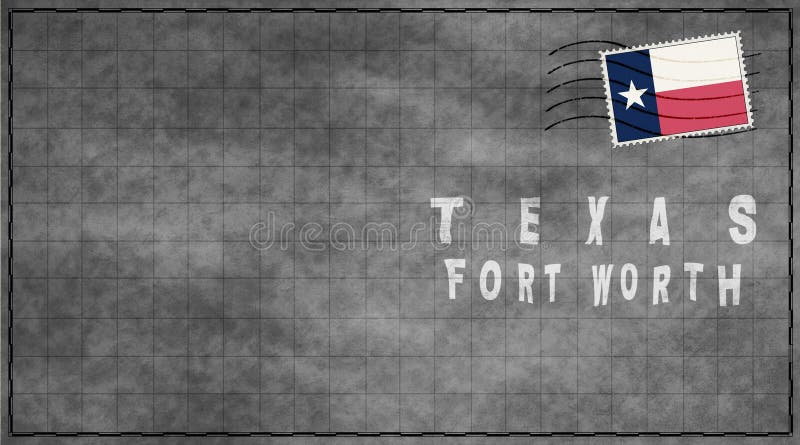 Texas Dallas Vintage Mail Envelope Stock Illustrations – 5 Texas Dallas ...