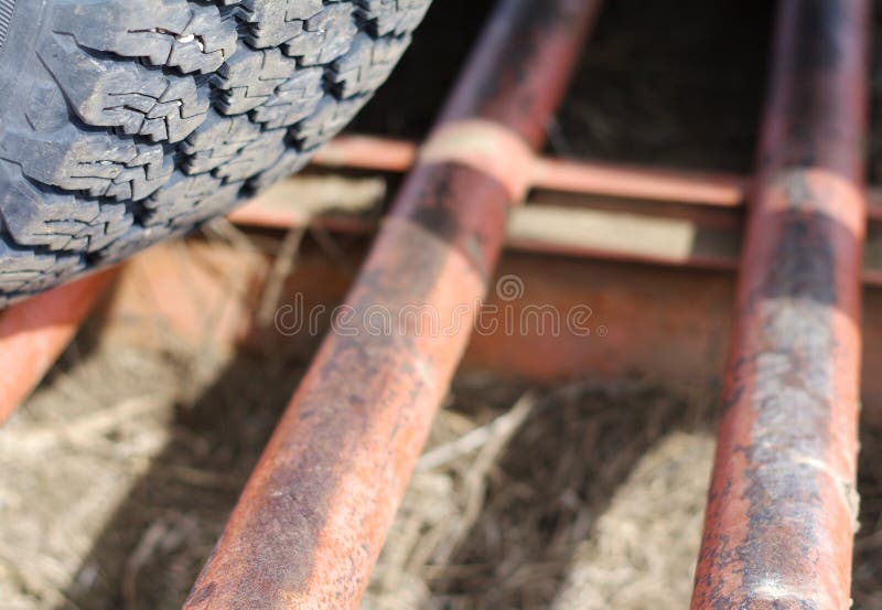 Texas Gate in Rural Alberta Stock Photo - Image of farm, steel: 98753024