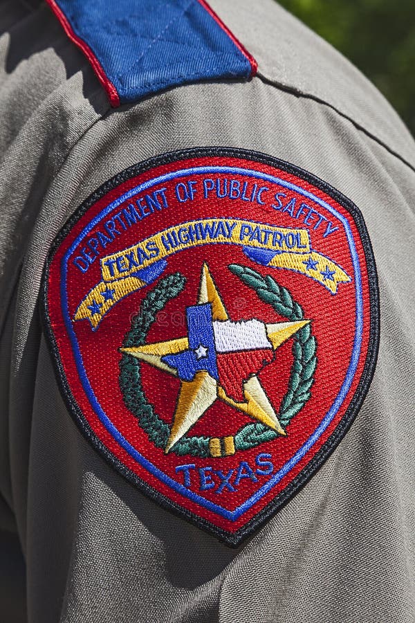 Texas Highway Patrol Badge imagem editorial. Imagem de departamento ...