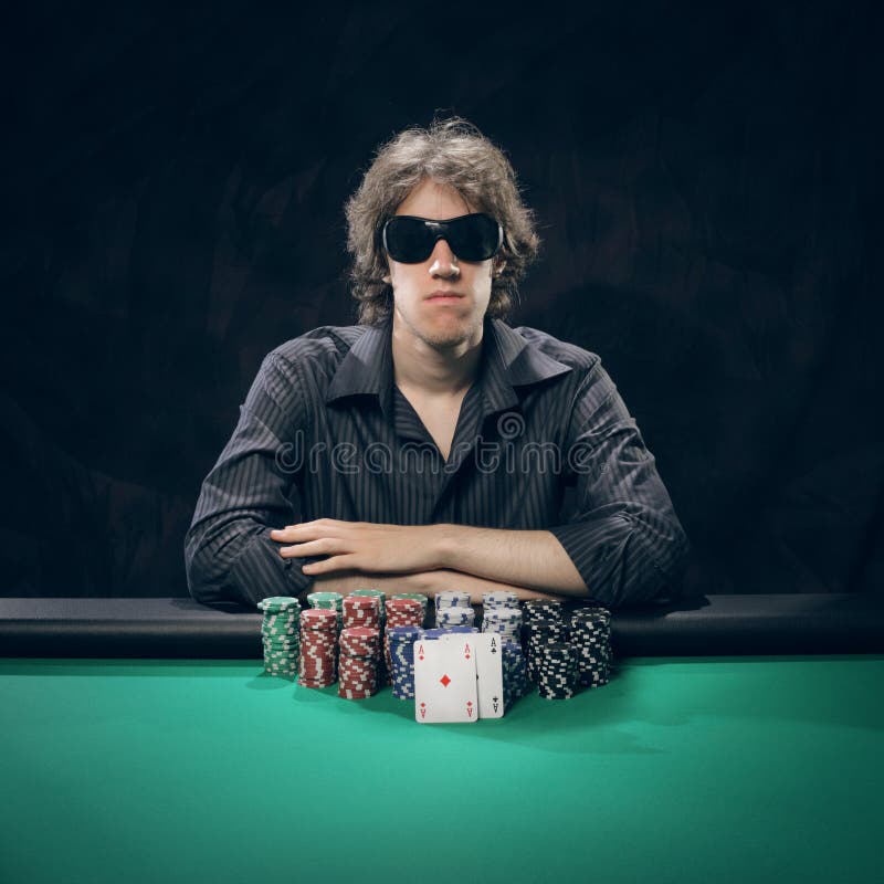 Texas Hold Em Poker: the Winner Stock Photo - Image of risk, sport ...