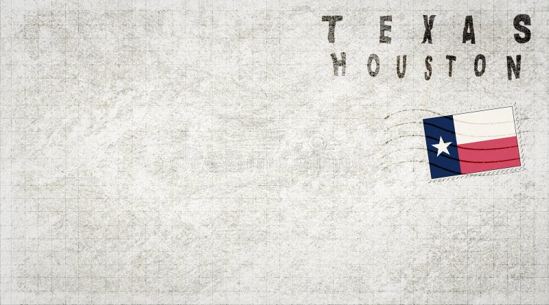 Texas Dallas Vintage Mail Envelope Stock Illustrations – 5 Texas Dallas ...