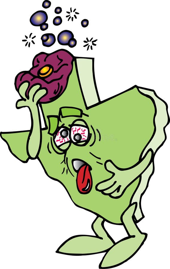 Texas Hungover stock vector. Illustration of texas, hangover - 5568590