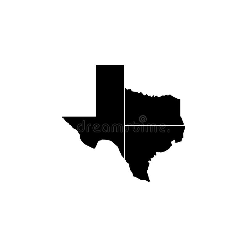 Texas Icon. Texas Sign Symbol Stock Vector - Illustration of geography ...