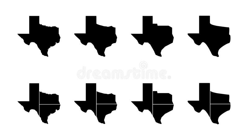Texas Icon . Texas Sign Symbol Stock Vector - Illustration of state ...