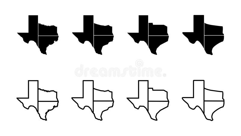 Texas Icon . Texas Sign Symbol Stock Vector - Illustration of vector ...