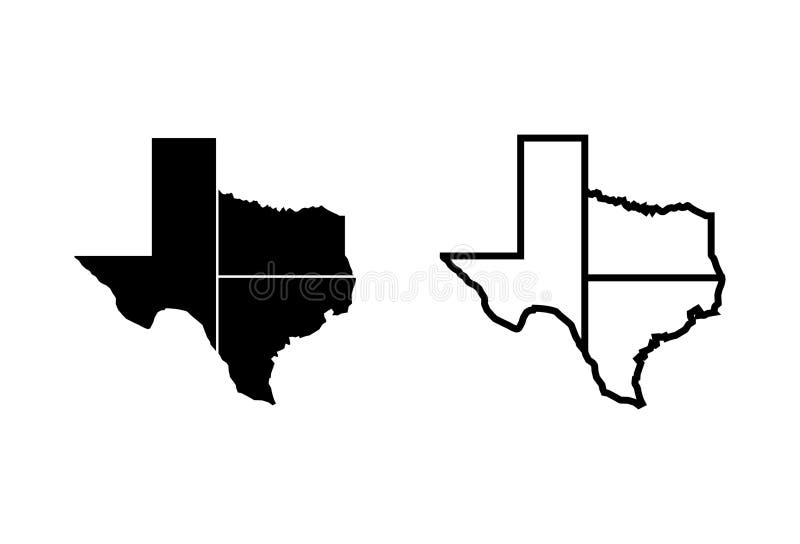 Texas Icon . Texas Sign Symbol Stock Vector - Illustration of vector ...