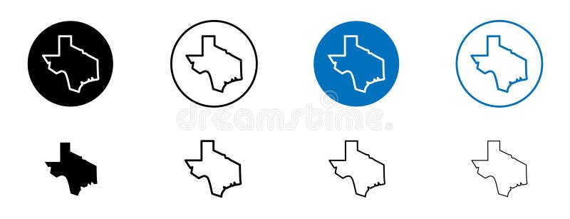 Texas icon vector stock vector. Illustration of creative - 348078718