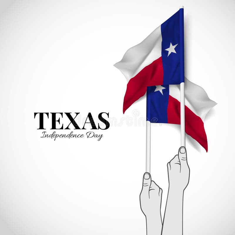 Texas Independence Day stock vector. Illustration of texas - 305918507