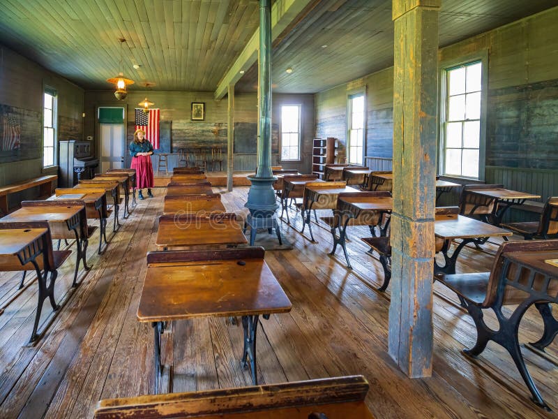 Interior View of the Renner School in Old City Park Editorial Image ...