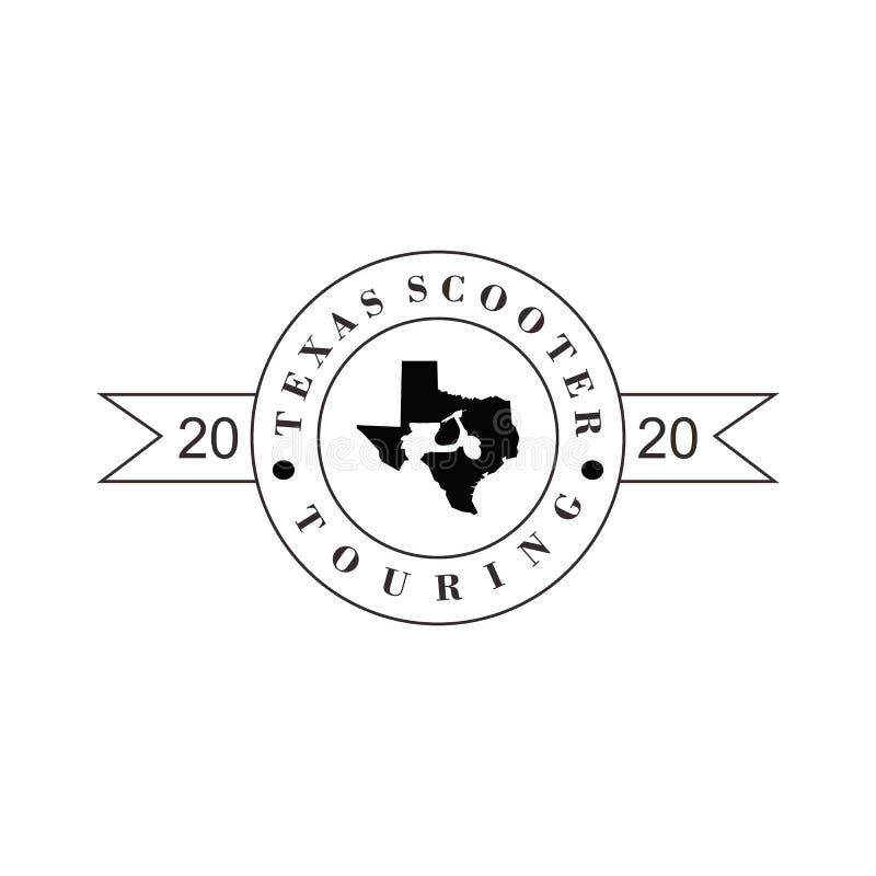 Texas scooter logo 2 stock vector. Illustration of america - 143792001