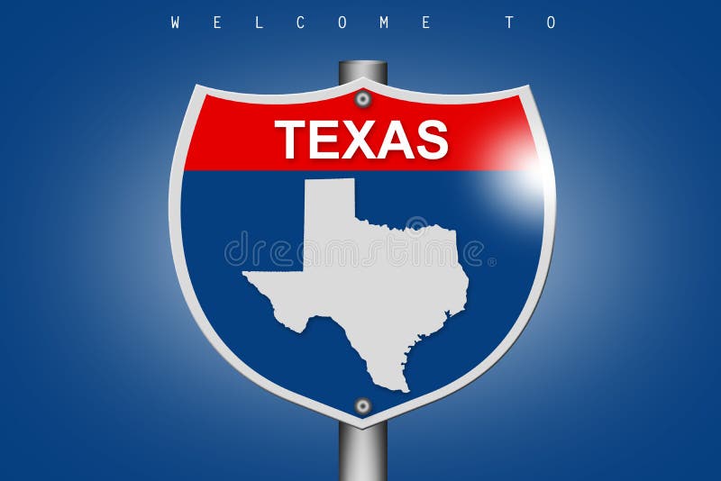 Texas Highway Map Stock Illustrations – 515 Texas Highway Map Stock ...