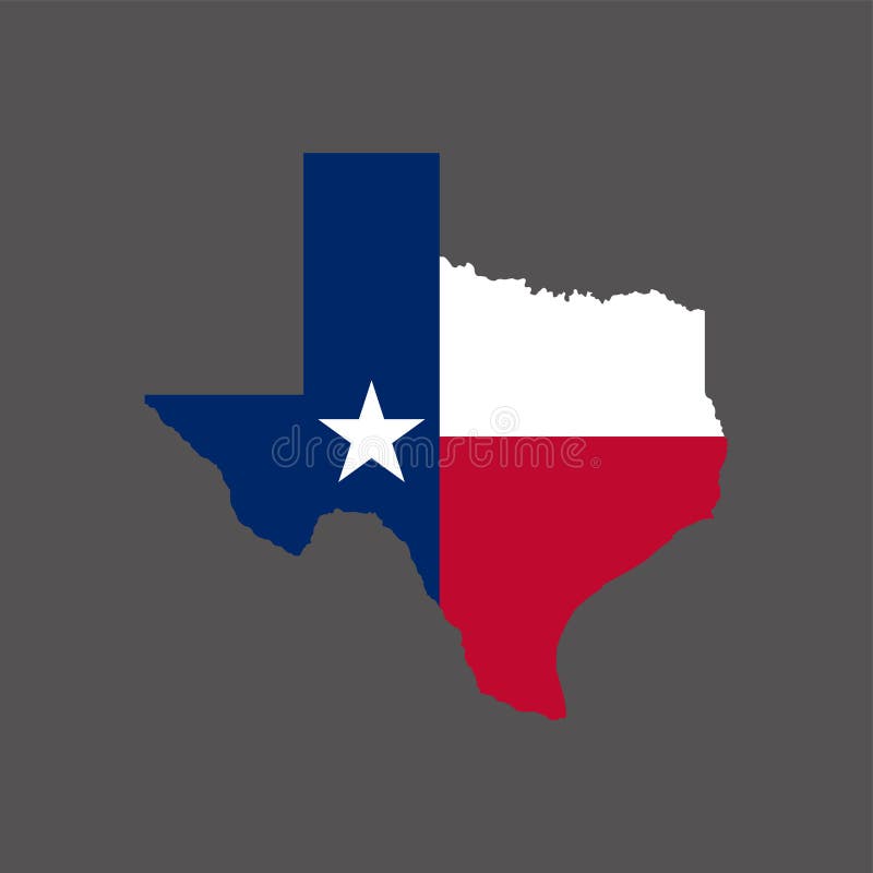 Texas map. Texas map icon stock vector. Illustration of icon - 182867530