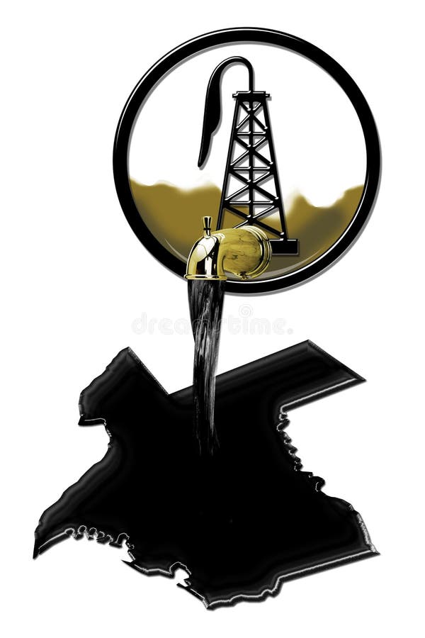Texas Oil stock de ilustración. Ilustración de gasolina - 64422288