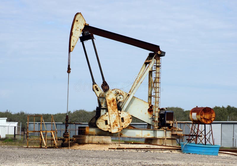 Texas Oilwell stock photo. Image of american, rusty, field - 14978752