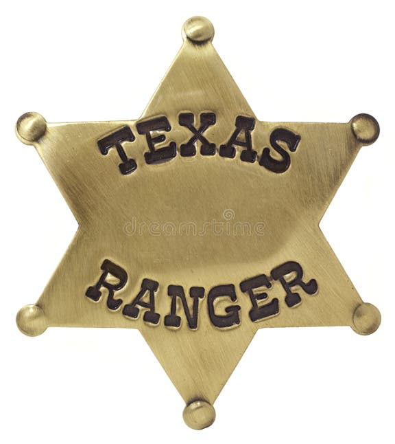Texas Ranger Badge stock photo. Image of shield, enforcement - 20342868