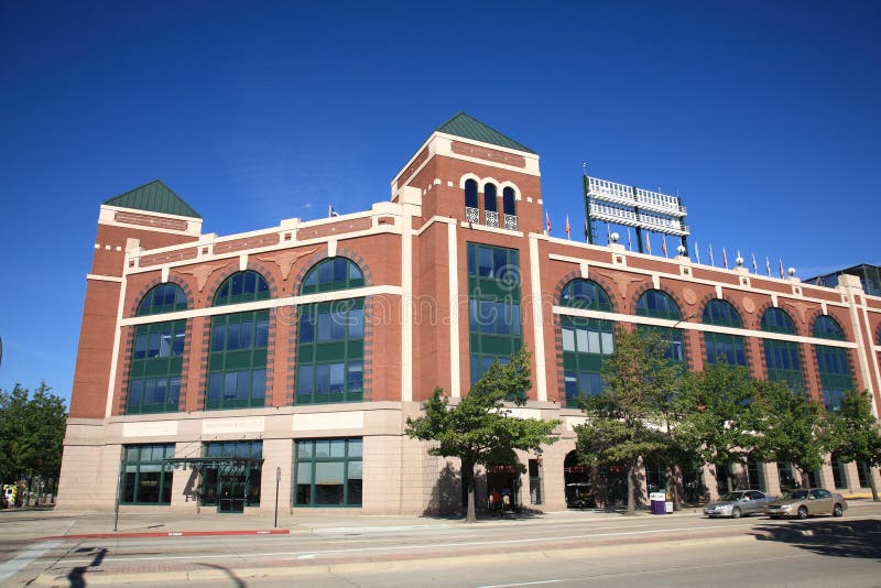 Texas Rangers Ballpark in Arlington Editorial Photo - Image of trees ...