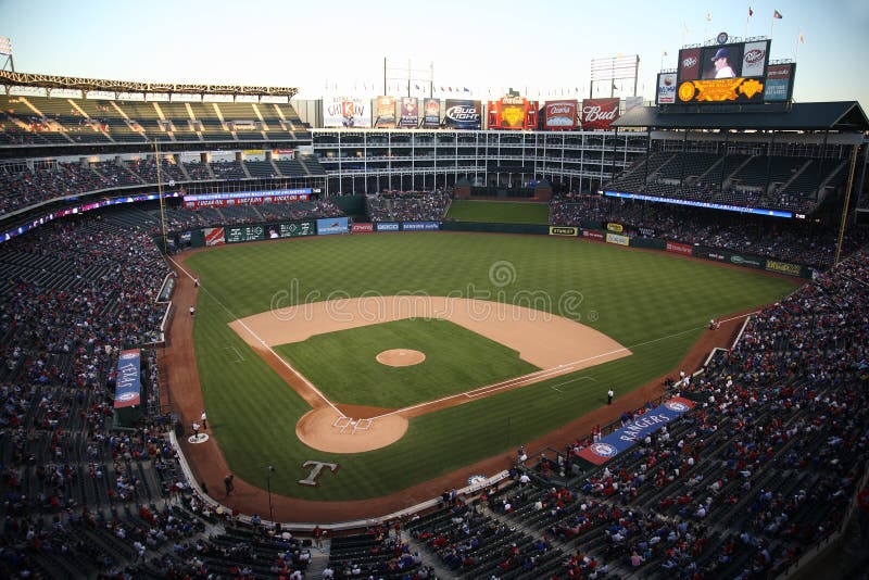 Texas Rangers Ballpark in Arlington Editorial Stock Photo - Image of ...