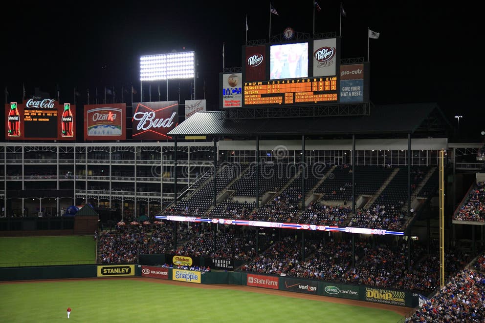 Texas Rangers Ballpark in Arlington Editorial Image - Image of fort ...