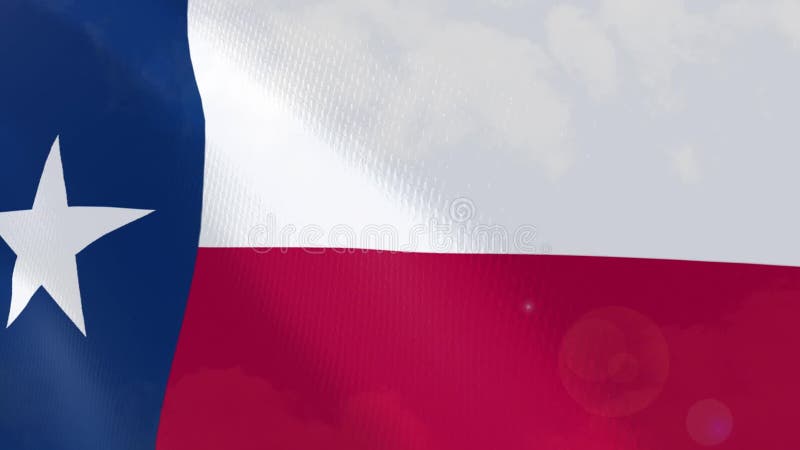 Texas Realistic Flag Animation. Stock Footage - Video of nation, flag ...
