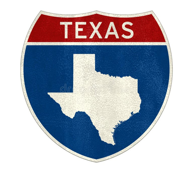 Texas Highway Map Stock Illustrations – 634 Texas Highway Map Stock ...