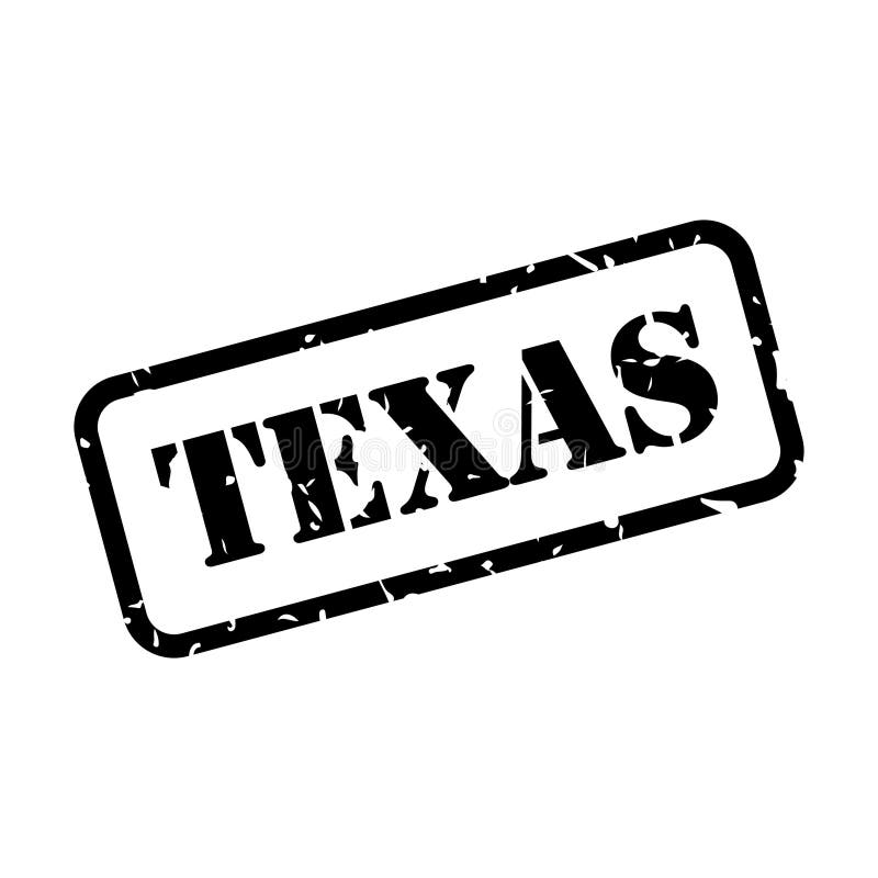 Texas Rubber Stamp Vector stock vector. Illustration of sign - 306354430