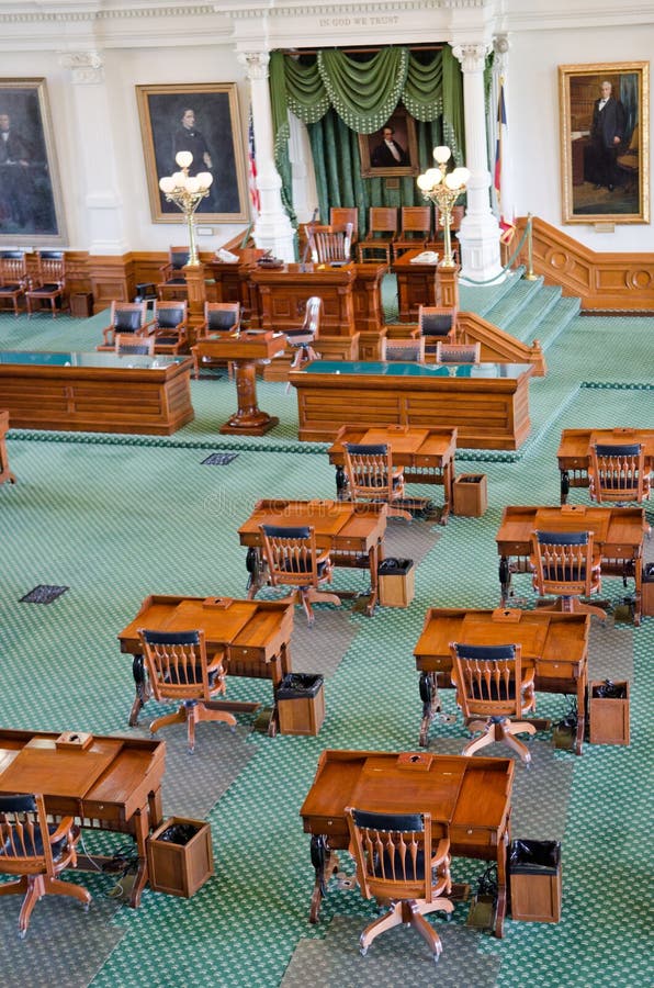 Texas Senate Chamber editorial photography. Image of building - 25372487