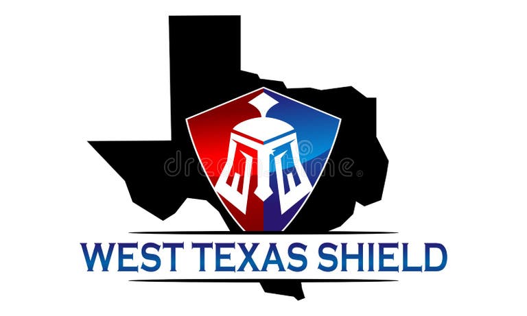 Texas Shield Template ilustração do vetor. Ilustração de projeto ...