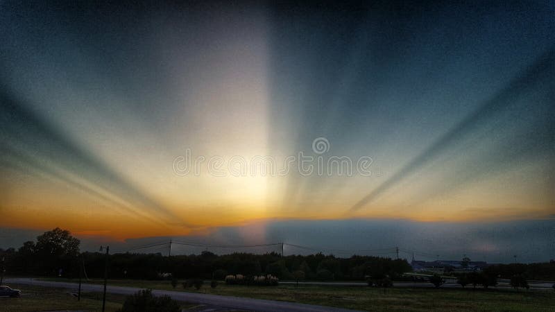 Texas sky stock photo. Image of clouds, sunrays, sunset - 102995006