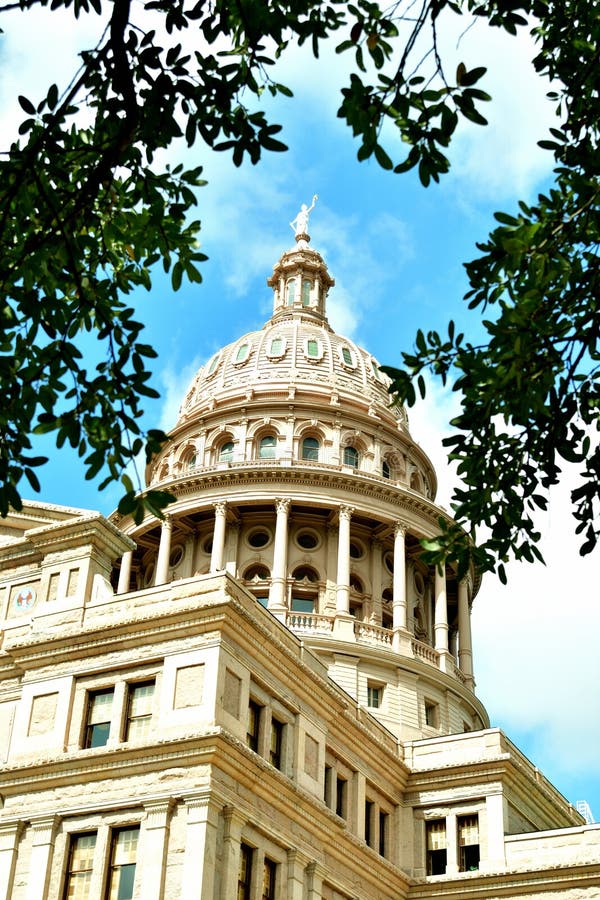 Texas State Capitol Building Stock Image - Image of monochrome ...