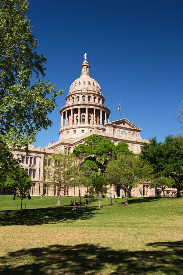 Texas State Capitol Building in Austin during Spring Stock Image ...