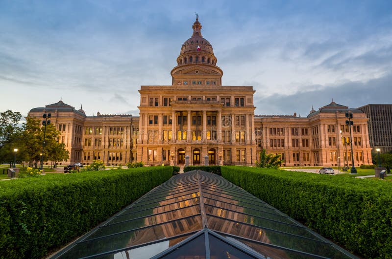 Texas State Capitol Building in Austin, TX Stock Foto - Image of huis ...