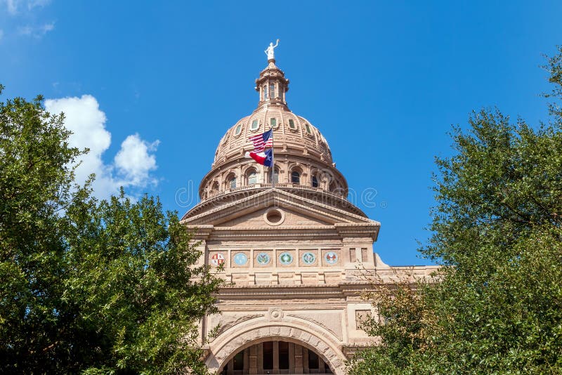 Texas State Capitol Building in Austin Stock Photo - Image of granite ...