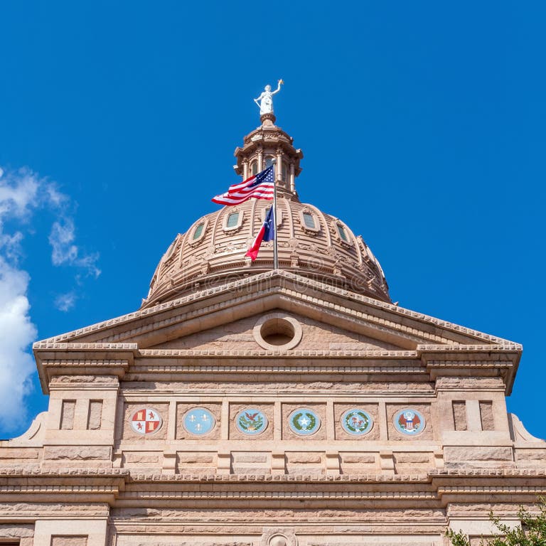 Texas State Capitol Building in Austin Stock Photo - Image of history ...