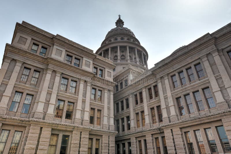 The Texas State Capitol Building Stock Image - Image of district ...