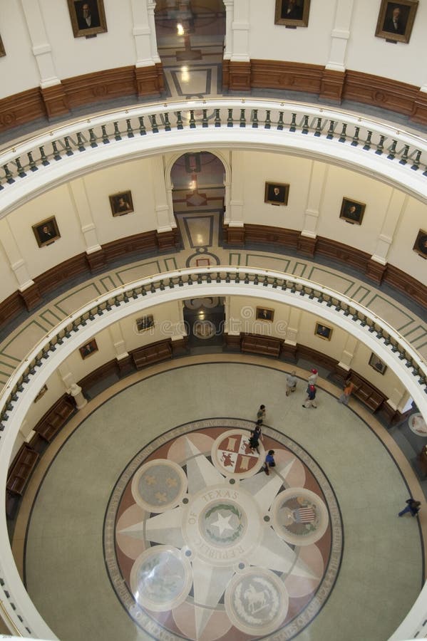 Texas State Capitol Ground Floor Stock Photo - Image of building ...