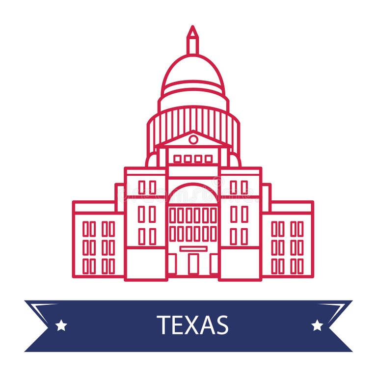 Texas Capitol Stock Illustrations – 486 Texas Capitol Stock ...