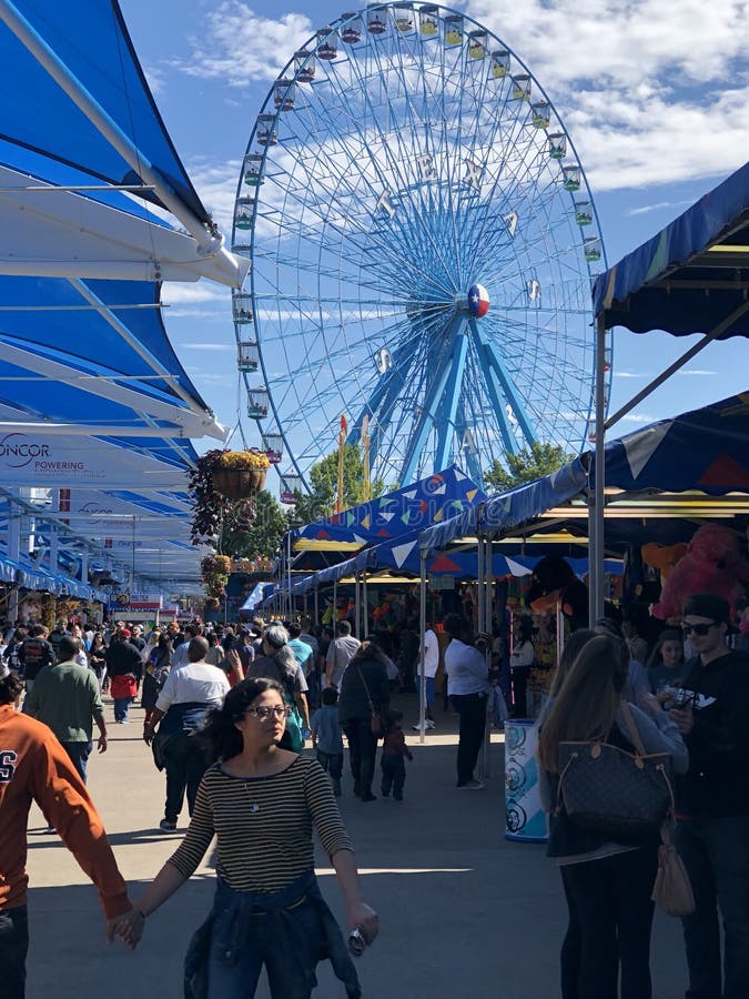 A day at the fair editorial image. Image of state, farriswheel - 119772915