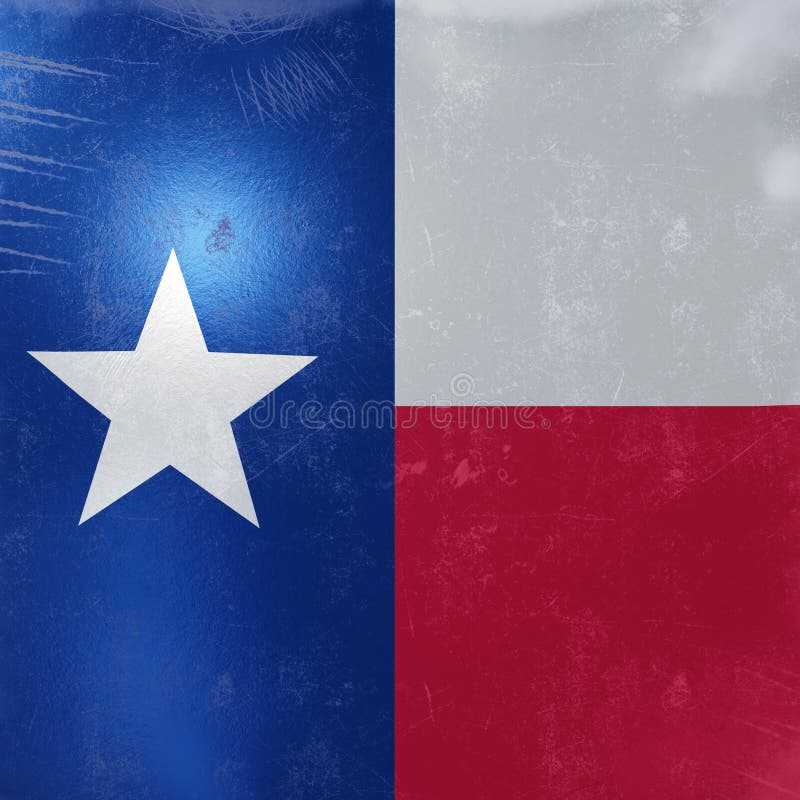 Texas State flag icon stock illustration. Illustration of rusty - 159827850