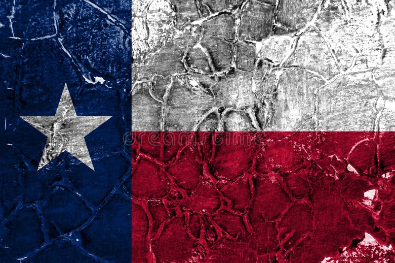 Texas State Grunge Flag United States Of America Stock Image Image