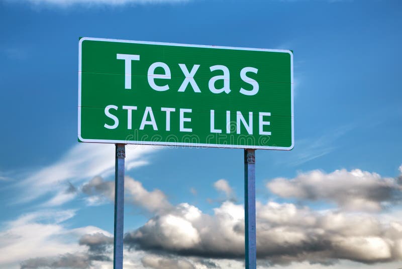 Texas state line sign stock image. Image of travel, sign - 49844965