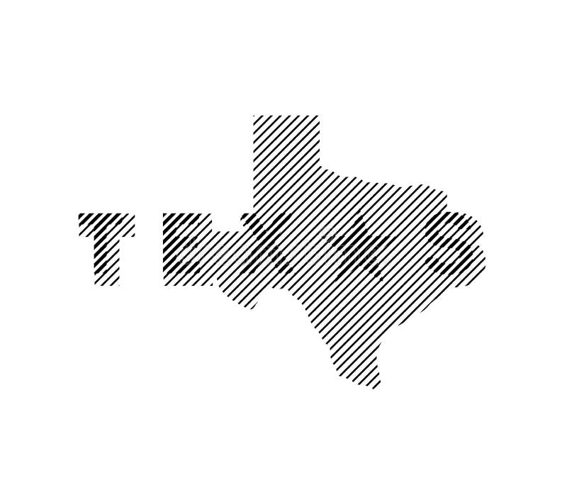 Texas State Logo, Emblem, T-shirt Design. Vector Illustration. Stock ...