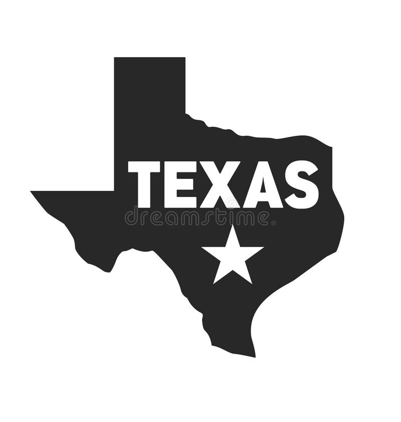 Texas State Map Symbol Stock Illustrations – 3,981 Texas State Map ...