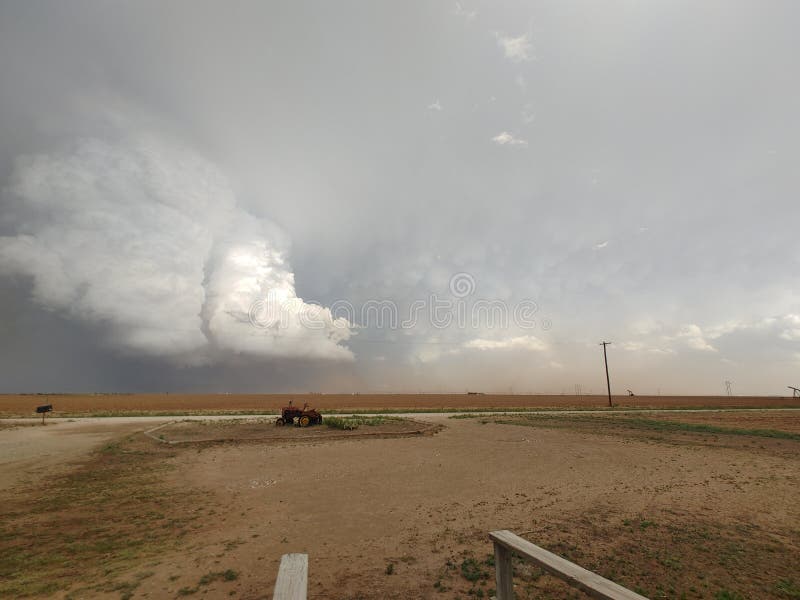 Texas Summer Thunder Sand Storms Stock Image - Image of summer, sand ...