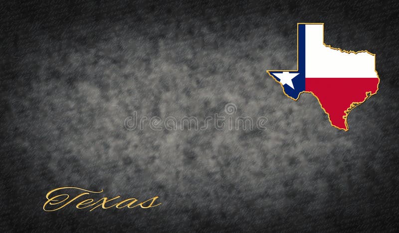 Texas Symbols, Map of Texas Stock Photo - Image of music, population ...