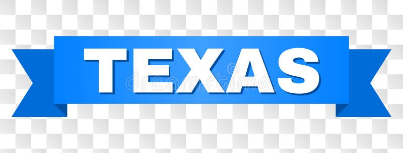 Blue Tape with TEXAS Title stock vector. Illustration of word - 134896373